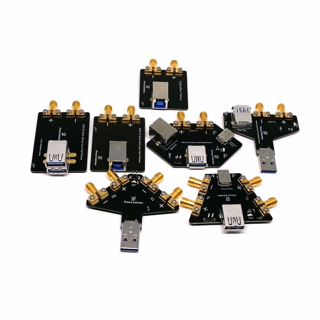 FS-USB32-NC-SET USB 3.2 Gen1 Tx & Rx Test Fixtures for non-Type-C ...